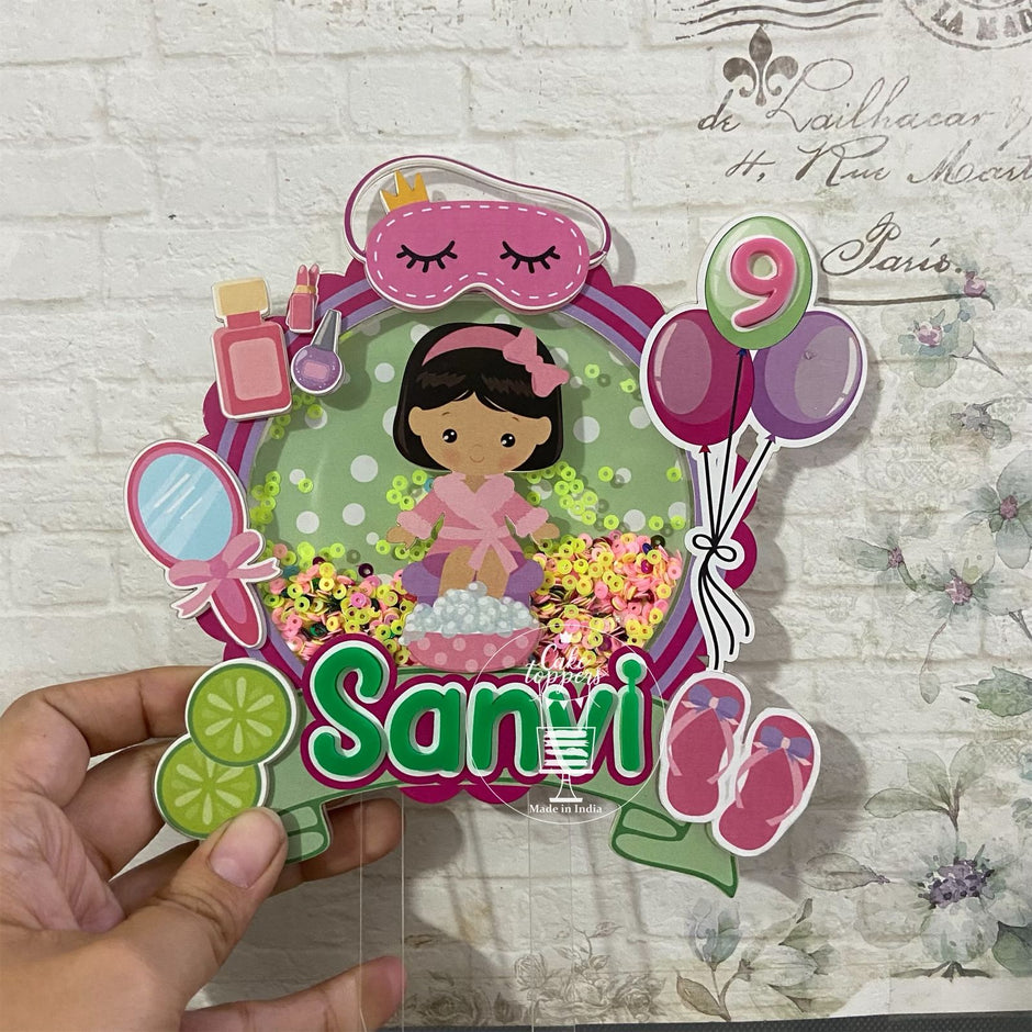Spa Theme Cake Toppers – Cake Toppers India